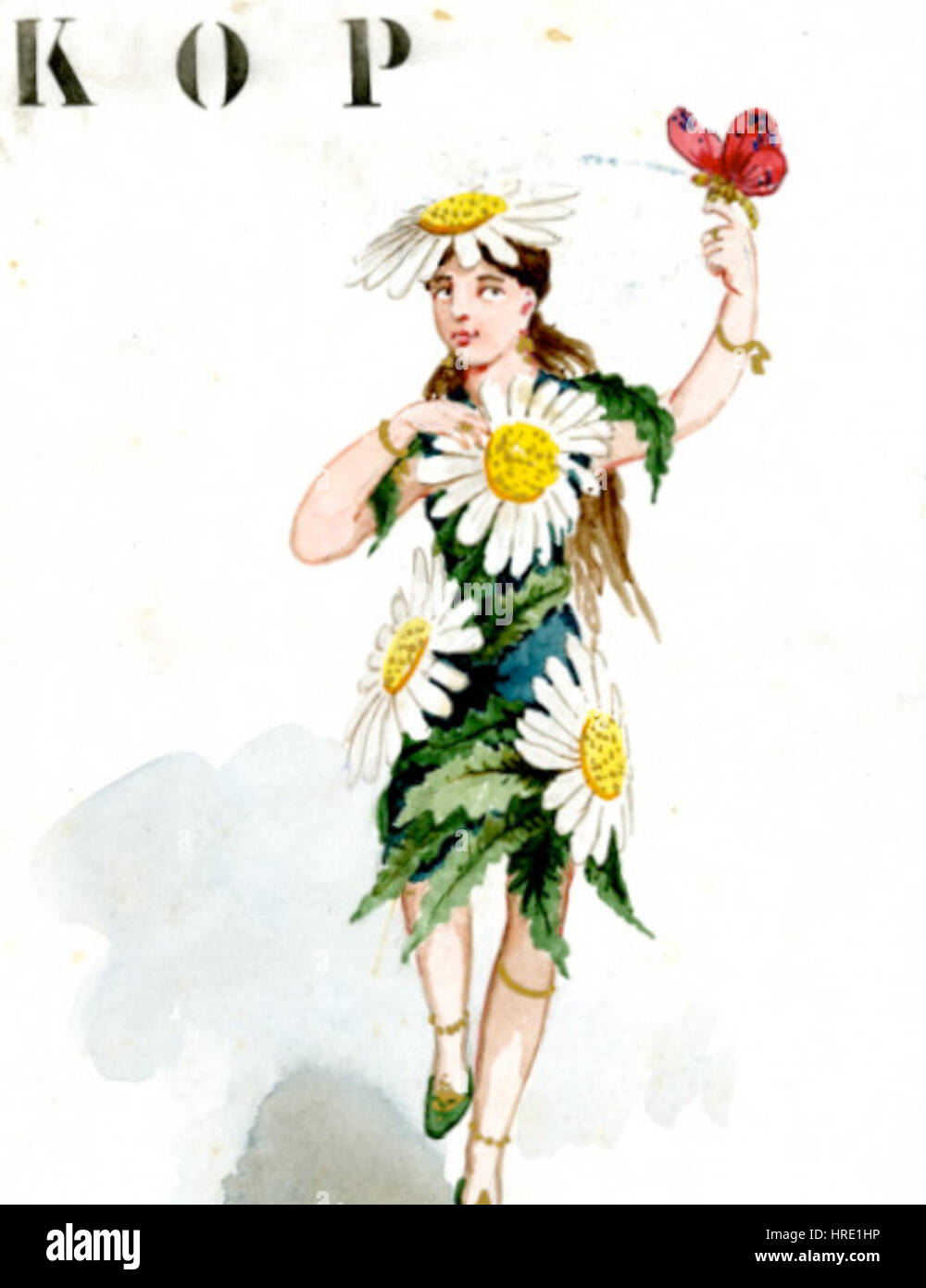 The 1887 painting 'Proteus' by an unknown artist features a character ...