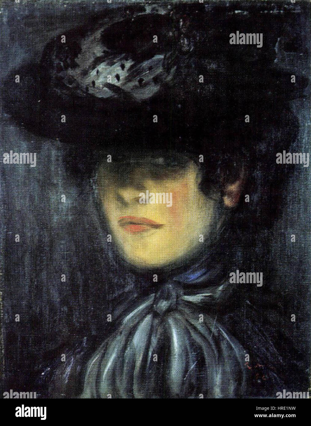 'Portrait of a Spanish Woman' by Rippl presents a detailed ...