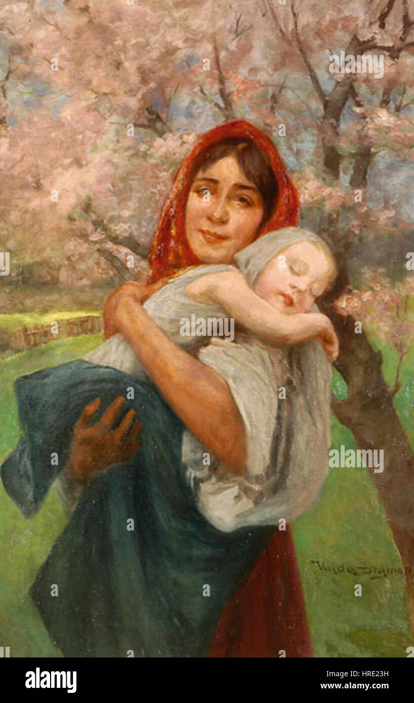 Vajda In the Garden Stock Photo - Alamy