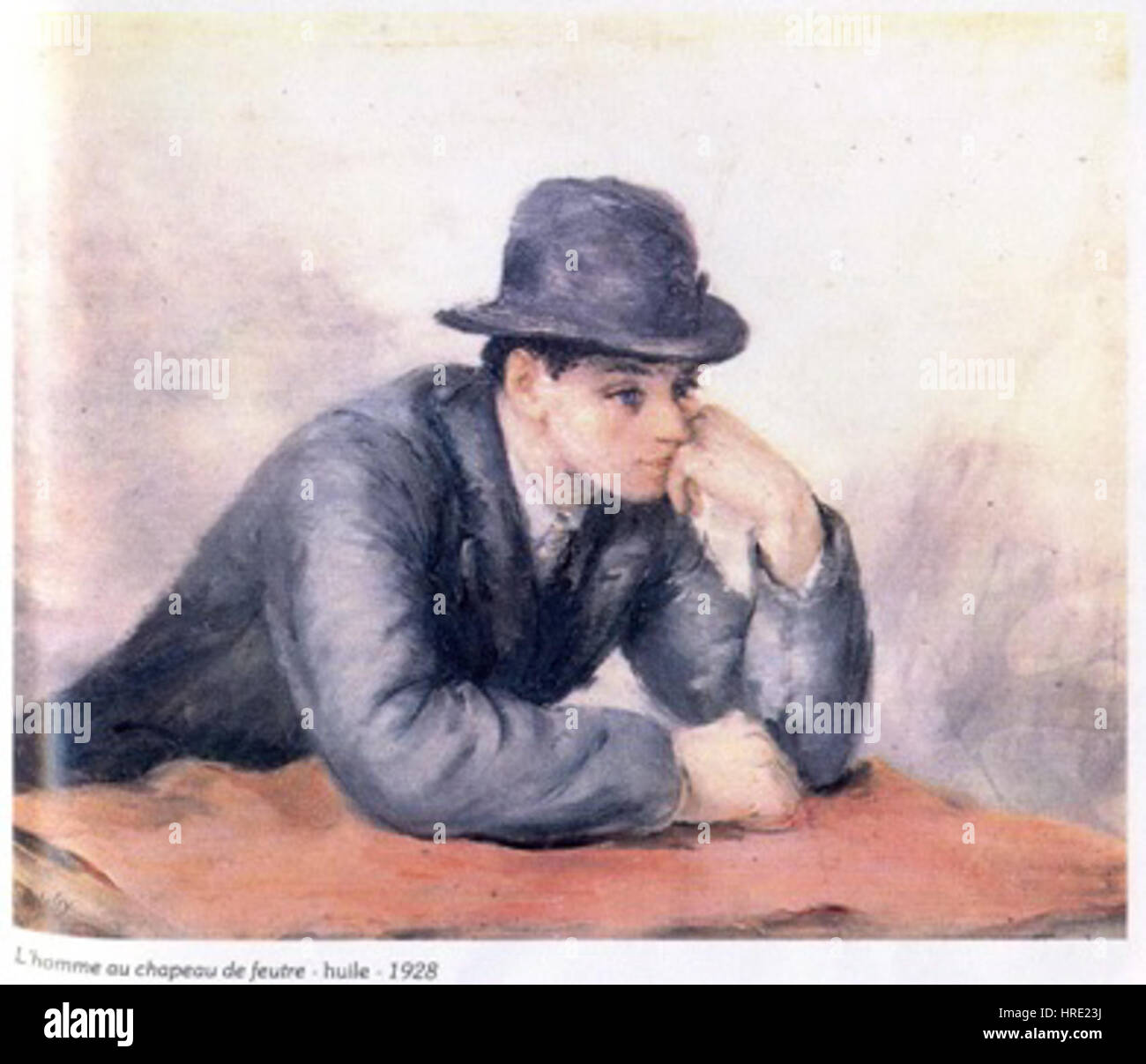 Jacob Balgley’s 1928 painting of a man in a felt hat showcases the ...