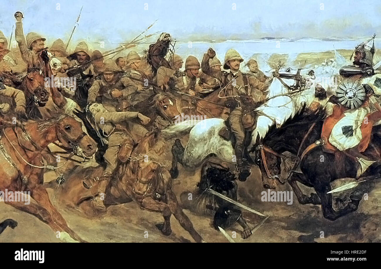 The Battle of Omdurman (Bataille d'Ondurman) in 1898 was a significant ...