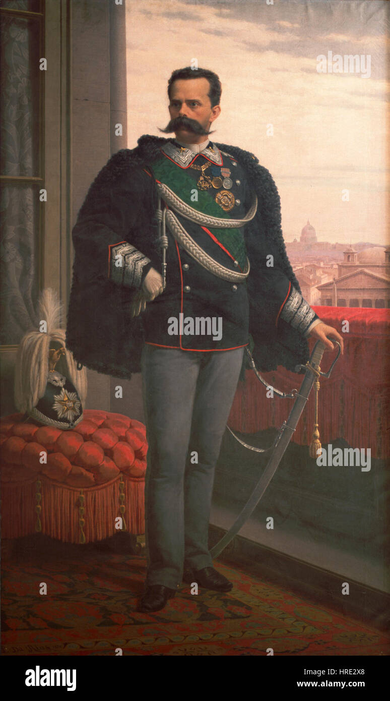 'Ritratto di Umberto I' is a formal portrait of King Umberto I of Italy ...