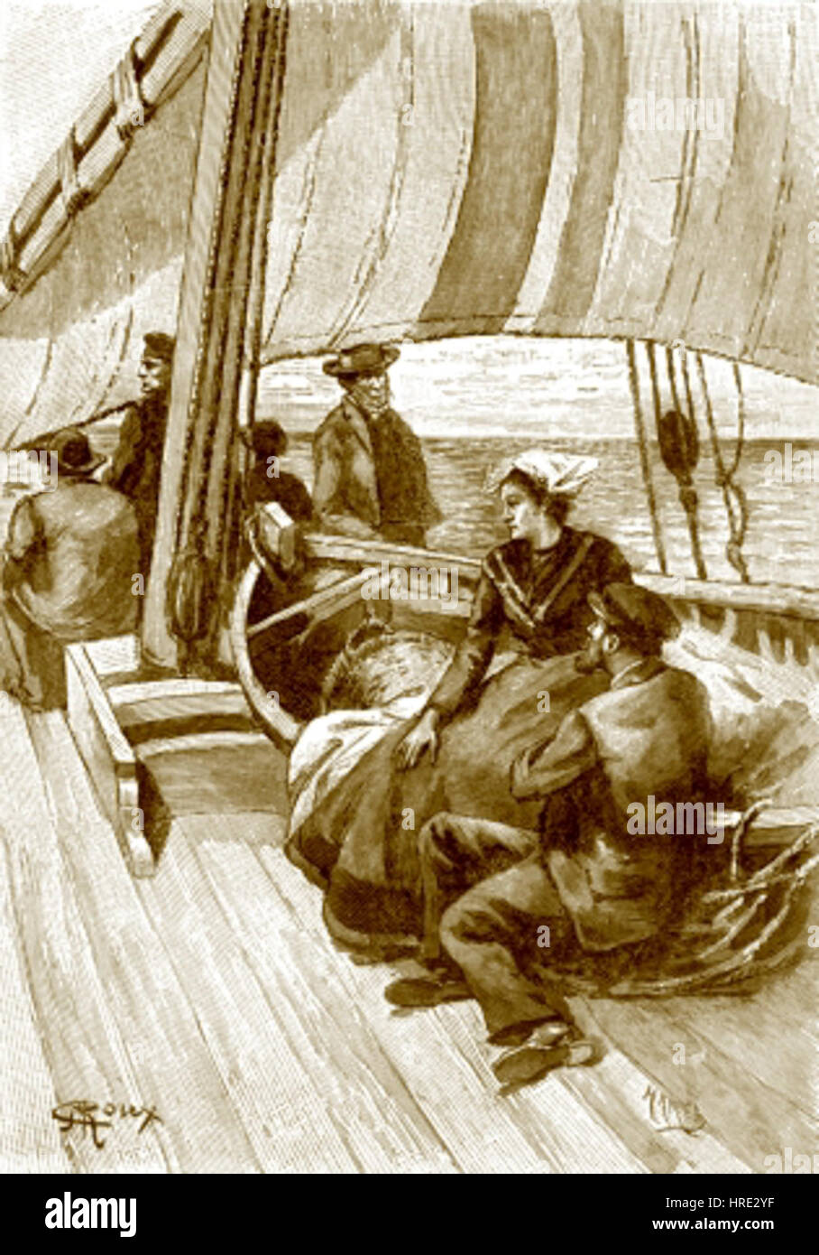 'The Wonderful Adventures of Captain Antifer' by George Roux 79 Stock ...