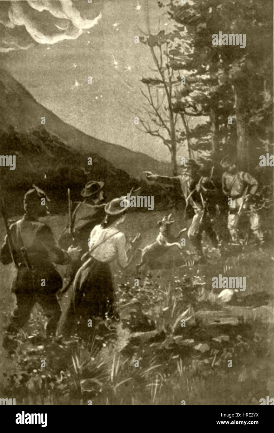 'The Golden Volcano' by George Roux 50 Stock Photo - Alamy