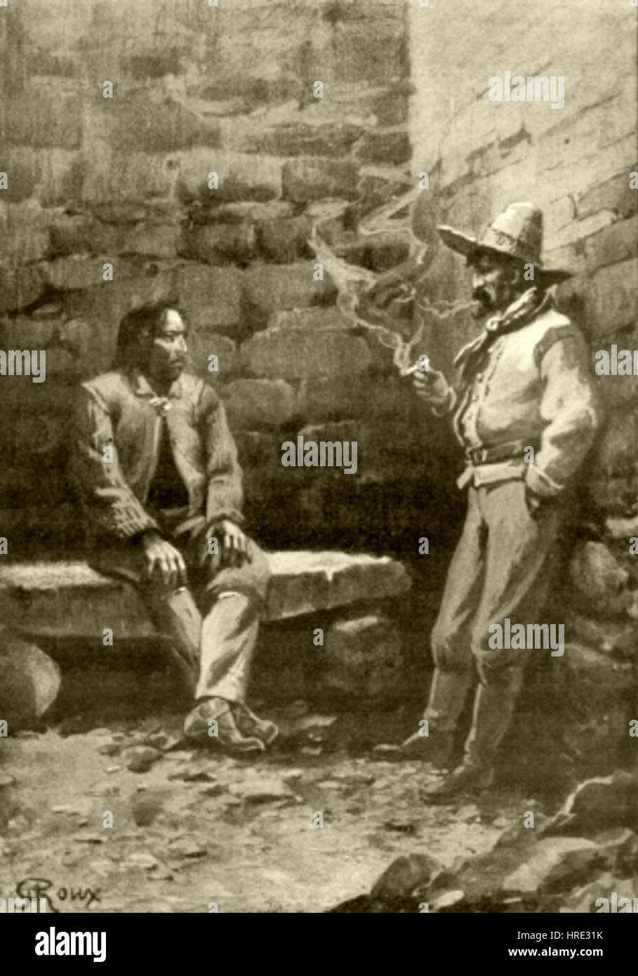 'The Golden Volcano' by George Roux 41 Stock Photo - Alamy