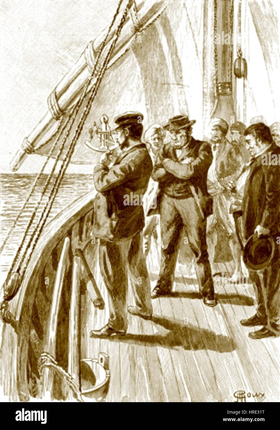 'The Wonderful Adventures of Captain Antifer' by George Roux 38 Stock ...