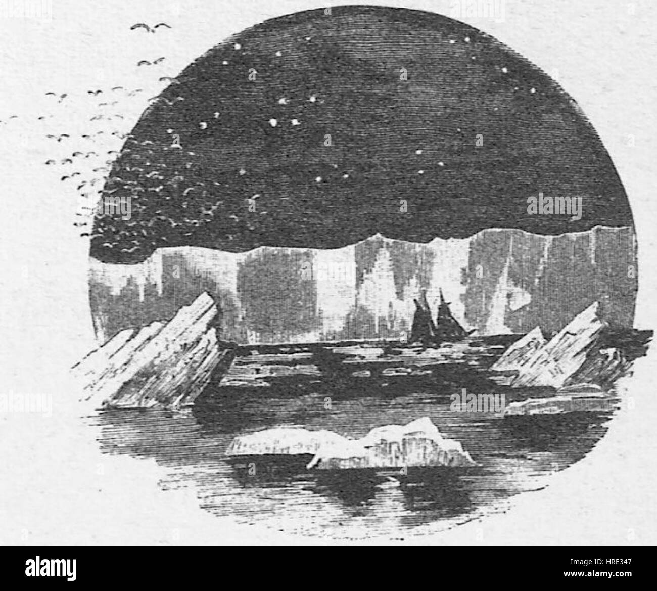 'The Sphinx of the Ice Fields' by George Roux 02 Stock Photo - Alamy