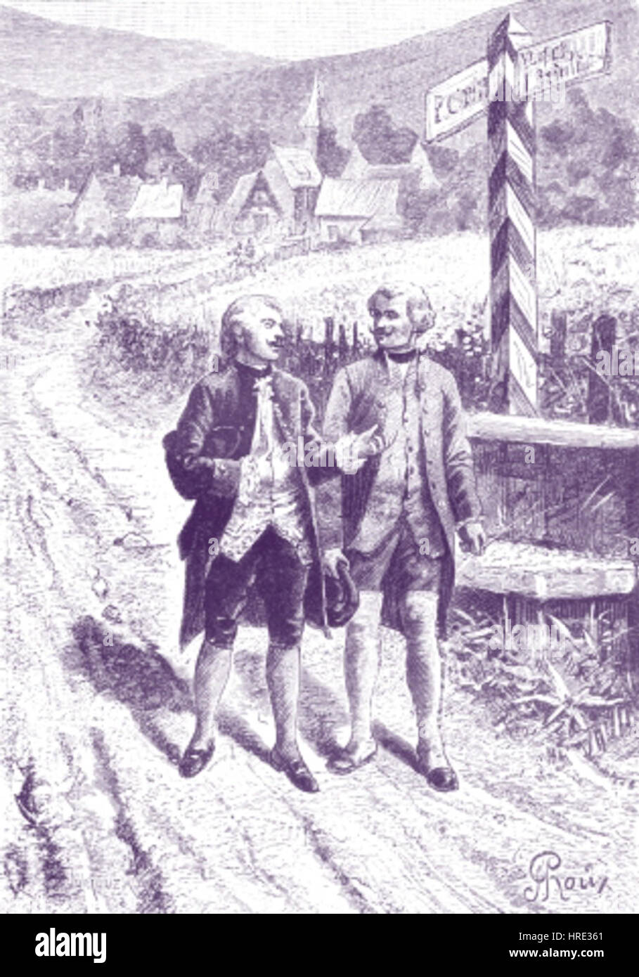 'The Flight to France' by George Roux depicts the dramatic escape of a ...