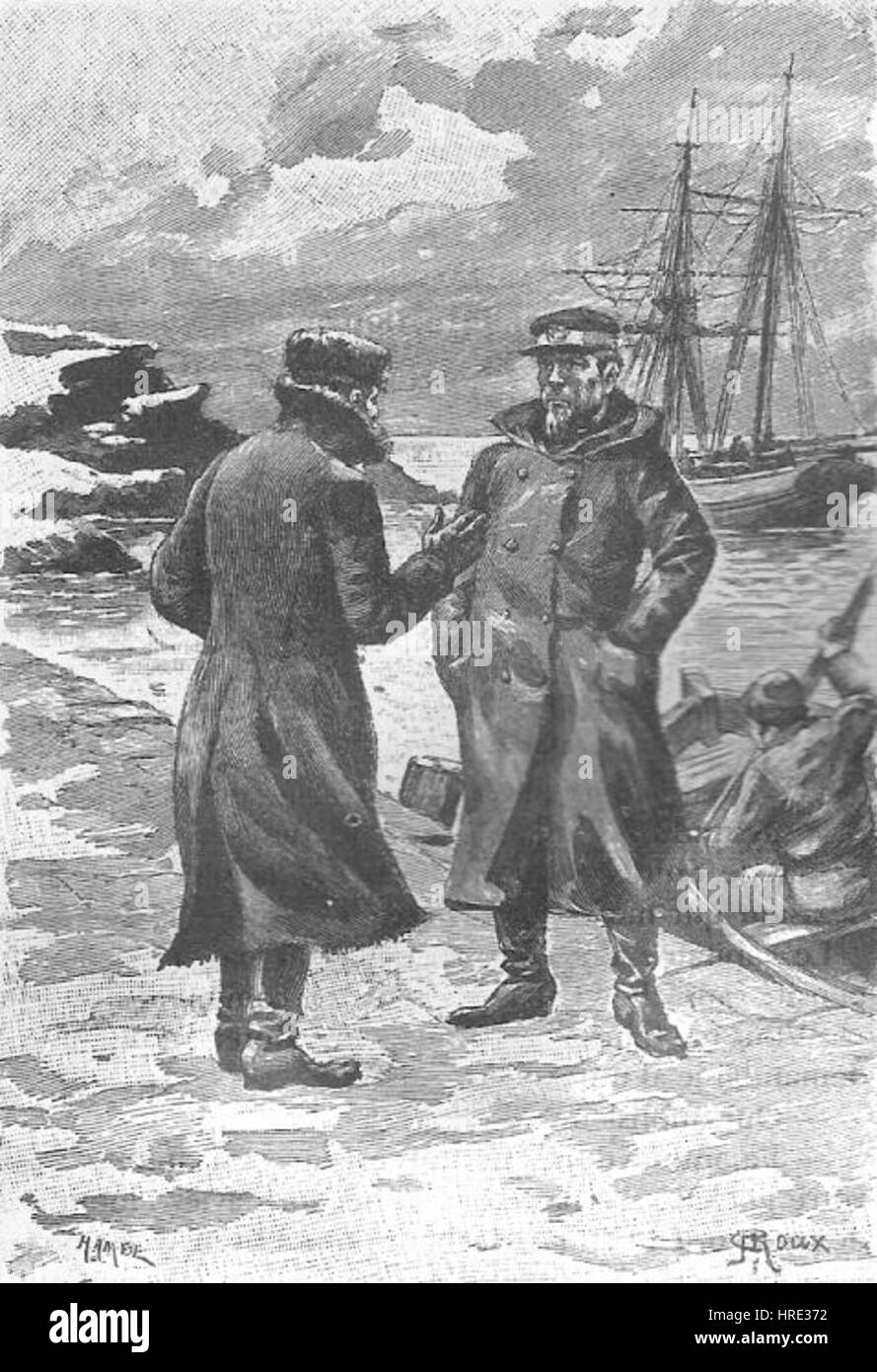 'The Sphinx of the Ice Fields' by George Roux 08 Stock Photo - Alamy