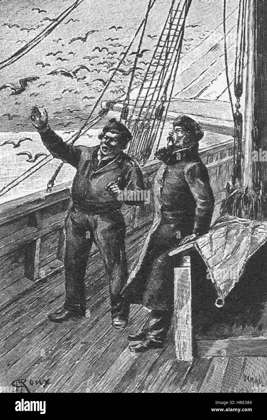 'The Sphinx of the Ice Fields' by George Roux 45 Stock Photo - Alamy