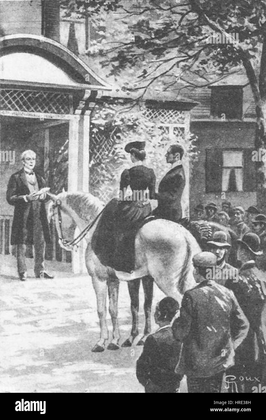 'The Chase of the Golden Meteor' by George Roux 05 Stock Photo - Alamy