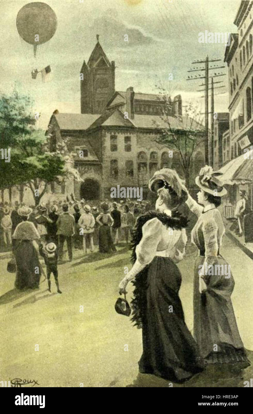 'The Chase of the Golden Meteor' by George Roux 23 Stock Photo - Alamy