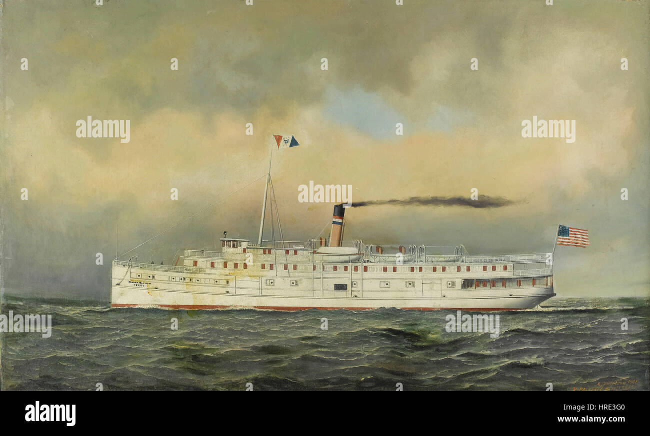 Antonio Jacobsen - U.S. Army Transport Terry, 1901 Stock Photo - Alamy