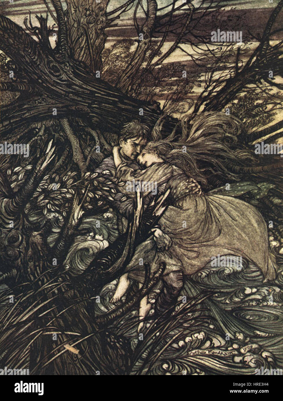 Arthur Rackham 1909 Undine (6 of 15 Stock Photo - Alamy
