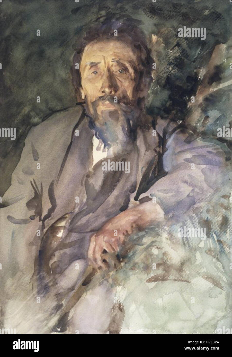 Brooklyn Museum - A Tramp - John Singer Sargent Stock Photo - Alamy