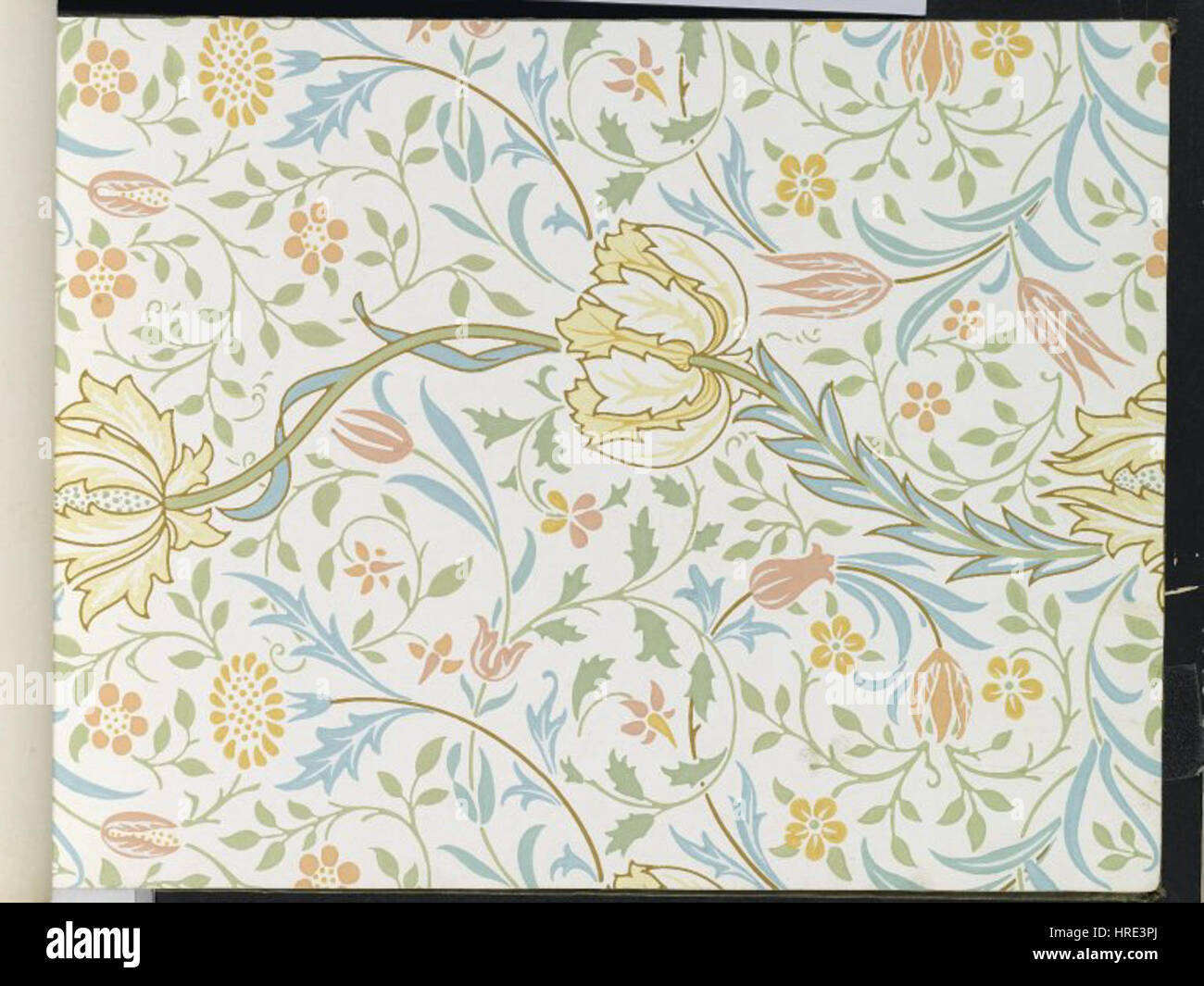 The 'Wallpaper Sample Book' from William Morris and Company, held at ...