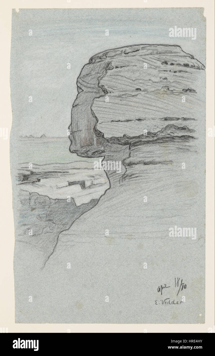 Elihu Vedder - The Sphinx, Egypt - Google Art Project Stock Photo - Alamy