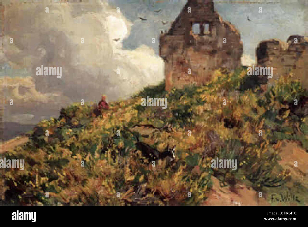 Fritz von Wille’s painting '0163' captures a dramatic moment from ...