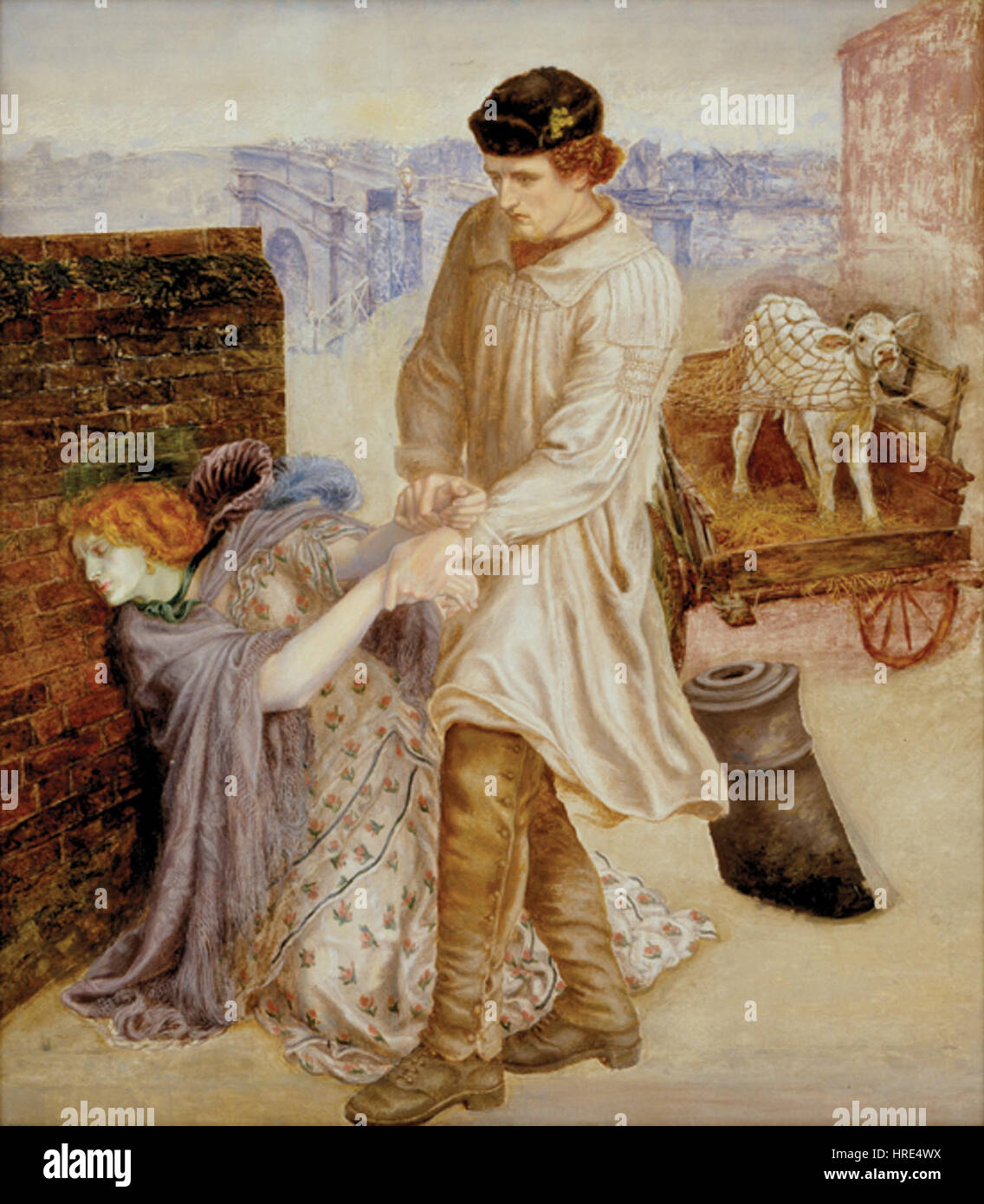'Found' is a painting by Dante Gabriel Rossetti, depicting a dramatic ...