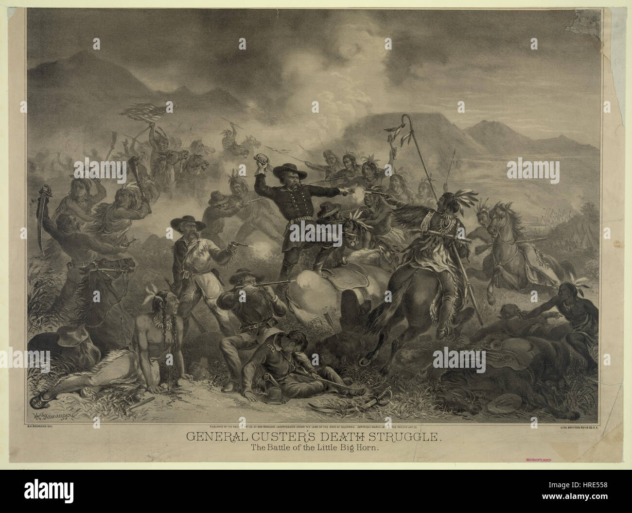 Custers death hi-res stock photography and images - Alamy