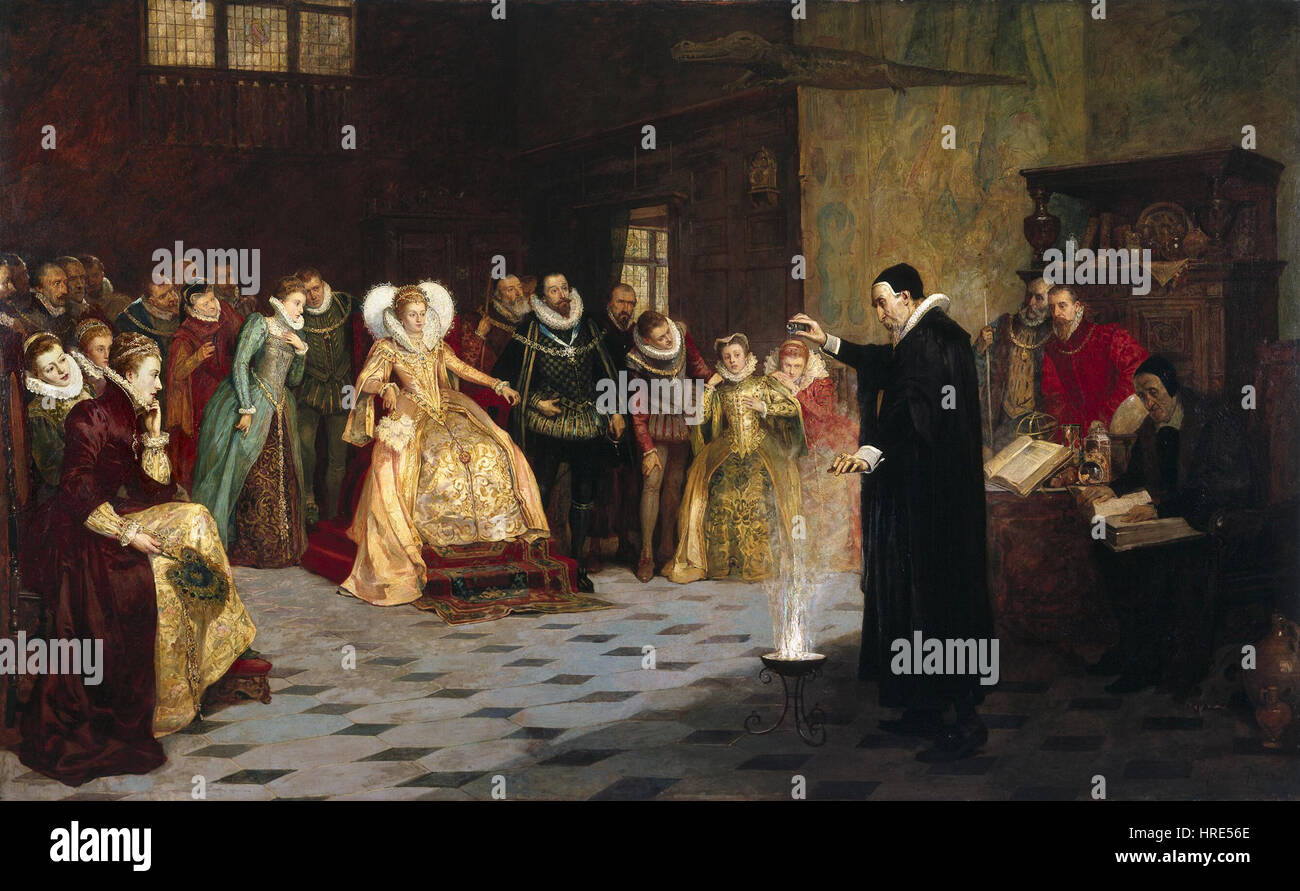 John dee and elizabeth i hi-res stock photography and images - Alamy