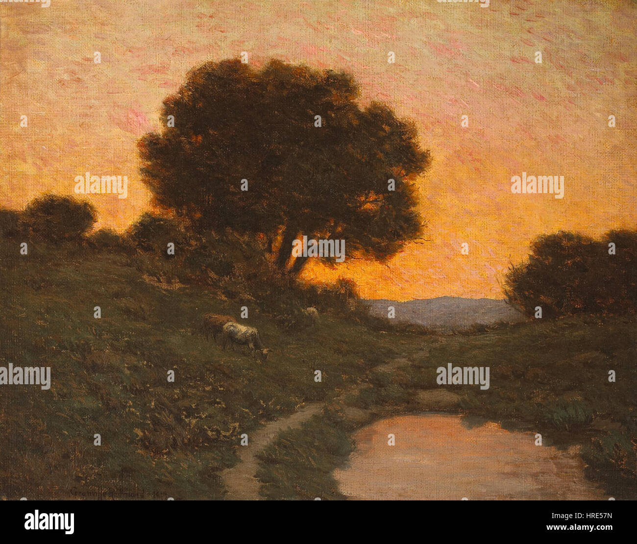 Pastoral scene sketch hi-res stock photography and images - Alamy