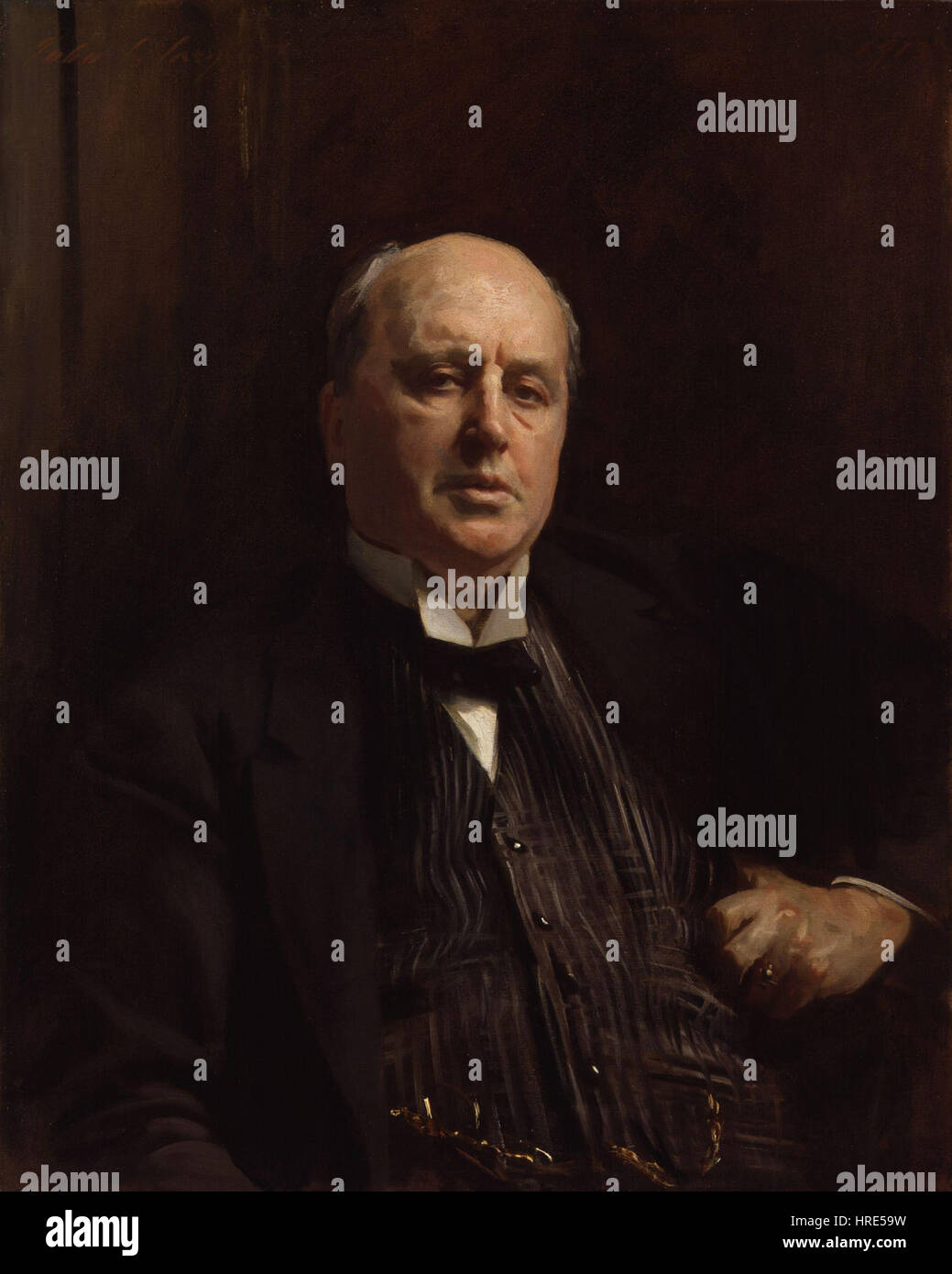 Henry James by John Singer Sargent Stock Photo - Alamy