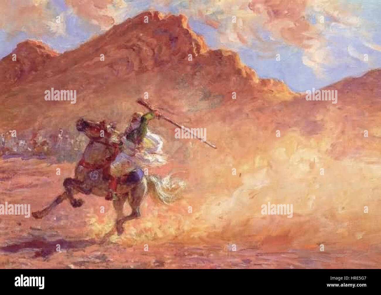 'Jeune cavalier au fusil' is a portrait of a young man depicted with a ...