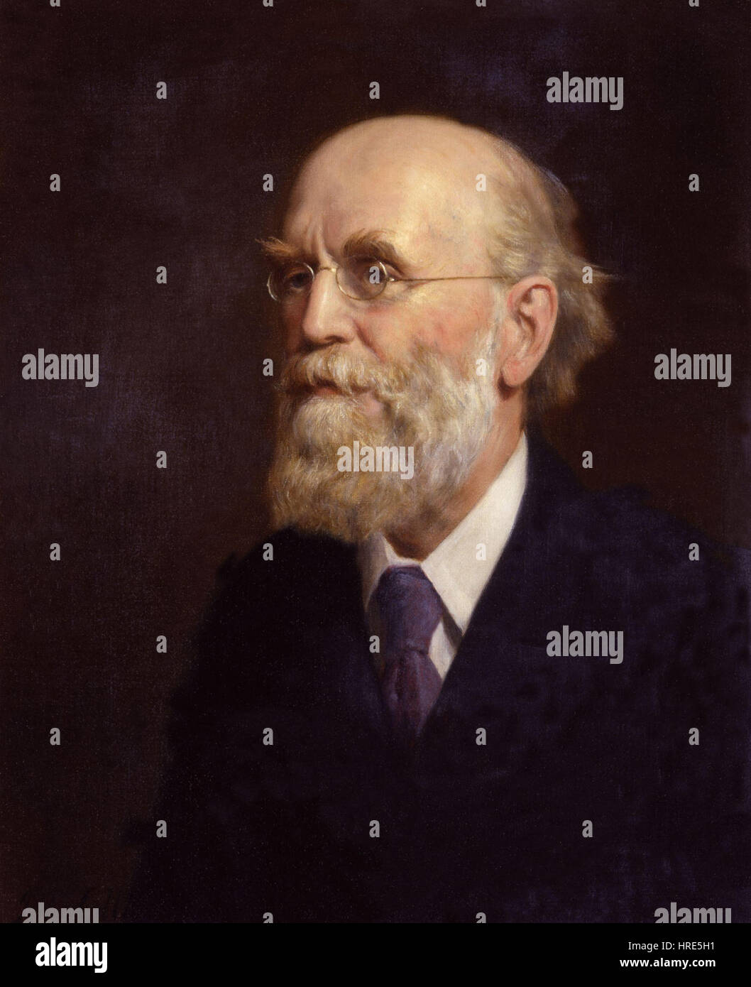The portrait of John Clifford by John Collier captures the prominent ...