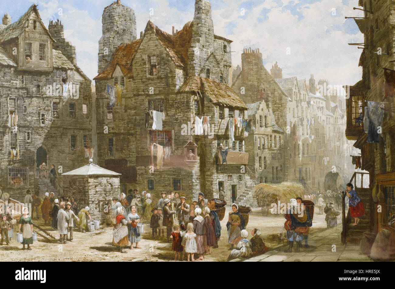 Louise Rayner John Knox's House Edinburgh Stock Photo - Alamy