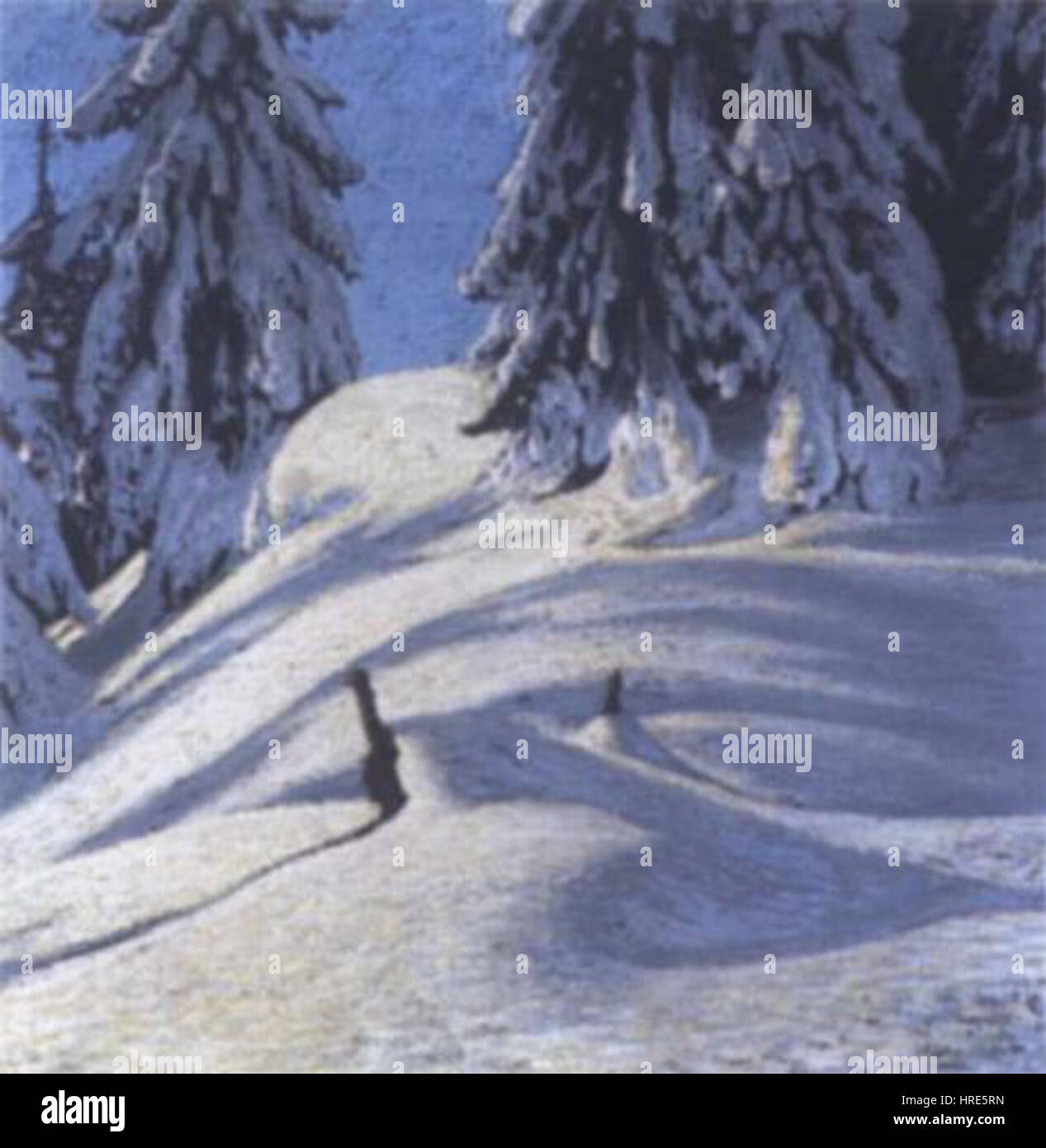 Otto Barth, Wintertag Stock Photo - Alamy