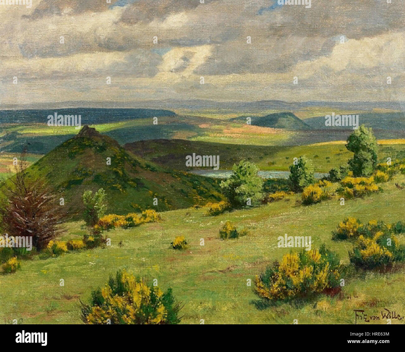 Fritz von Wille was a German painter known for his landscape and figure ...