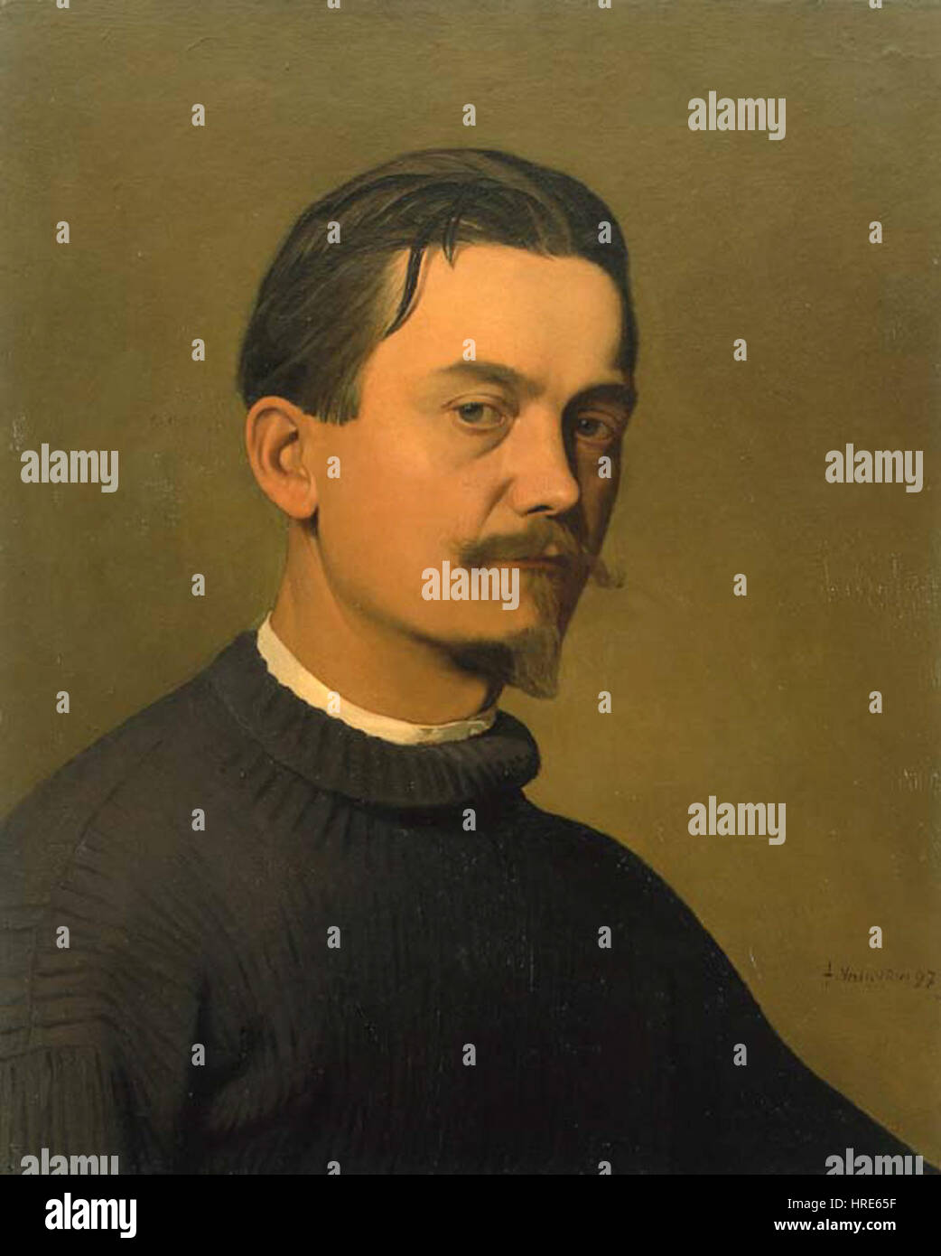 This self-portrait by Félix Vallotton captures the artist’s distinctive ...