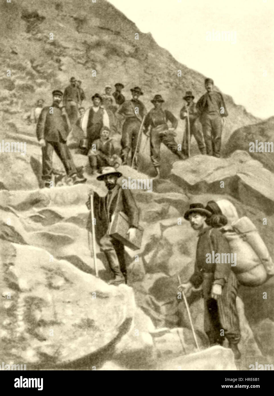 'The Golden Volcano' by George Roux 20 Stock Photo - Alamy