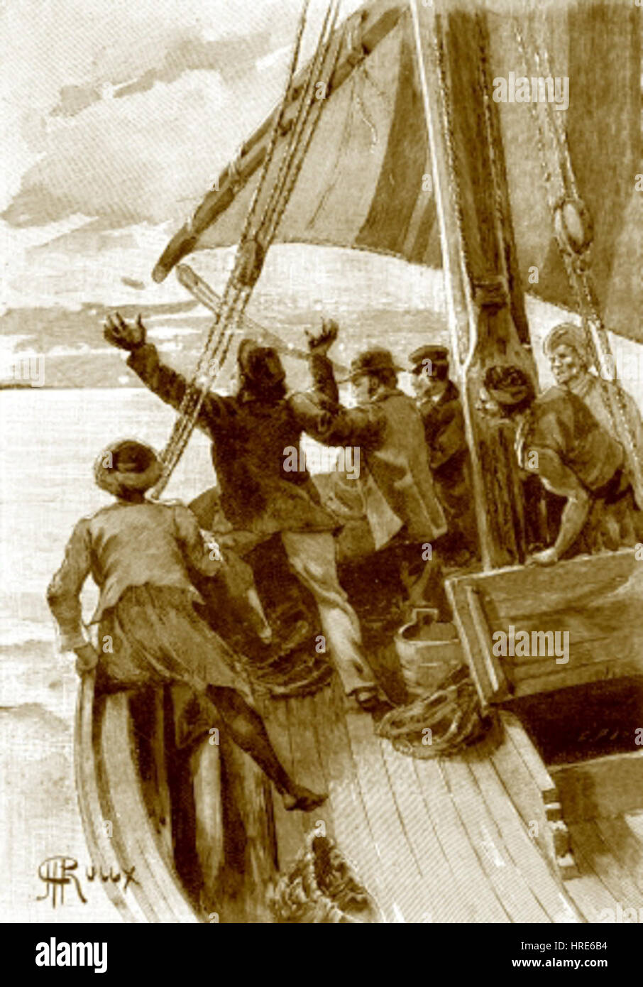 'The Wonderful Adventures of Captain Antifer' by George Roux 39 Stock ...