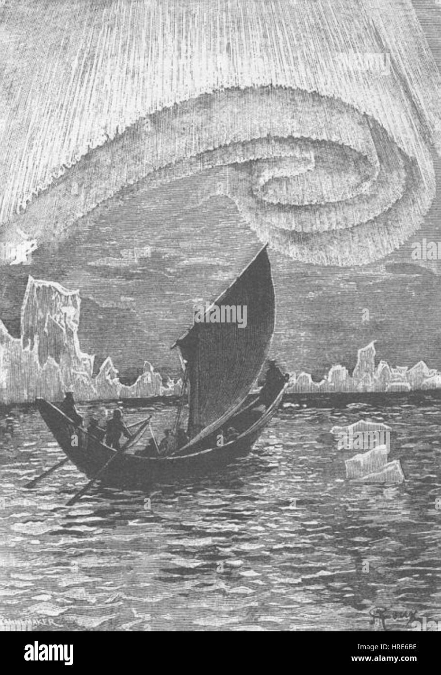 'The Sphinx of the Ice Fields' by George Roux 67 Stock Photo - Alamy