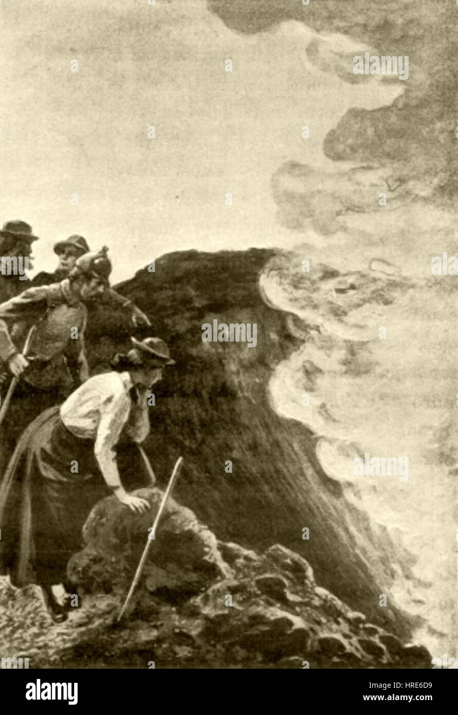 'The Golden Volcano' by George Roux 47 Stock Photo - Alamy