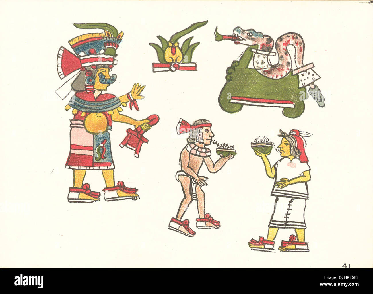 The Codex Magliabechiano is an important pre-Columbian document, known ...