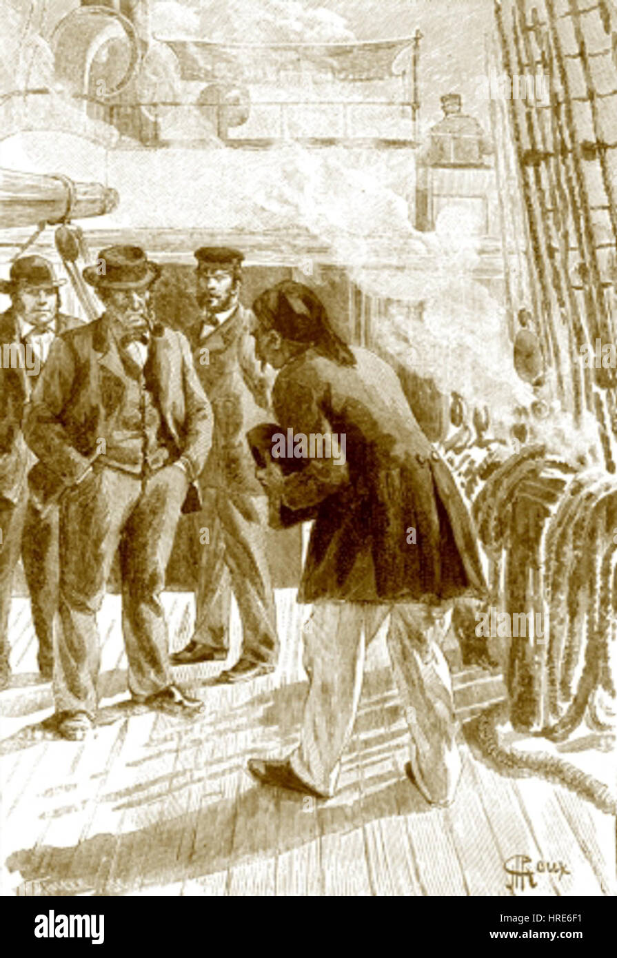 'The Wonderful Adventures of Captain Antifer' by George Roux 26 Stock ...