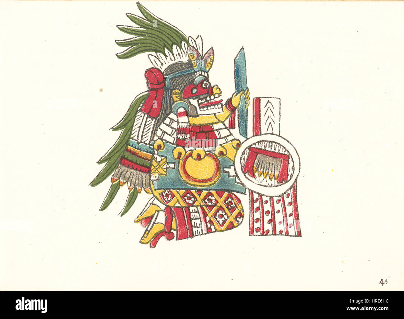 Codex Magliabechiano (folio 45r Stock Photo - Alamy