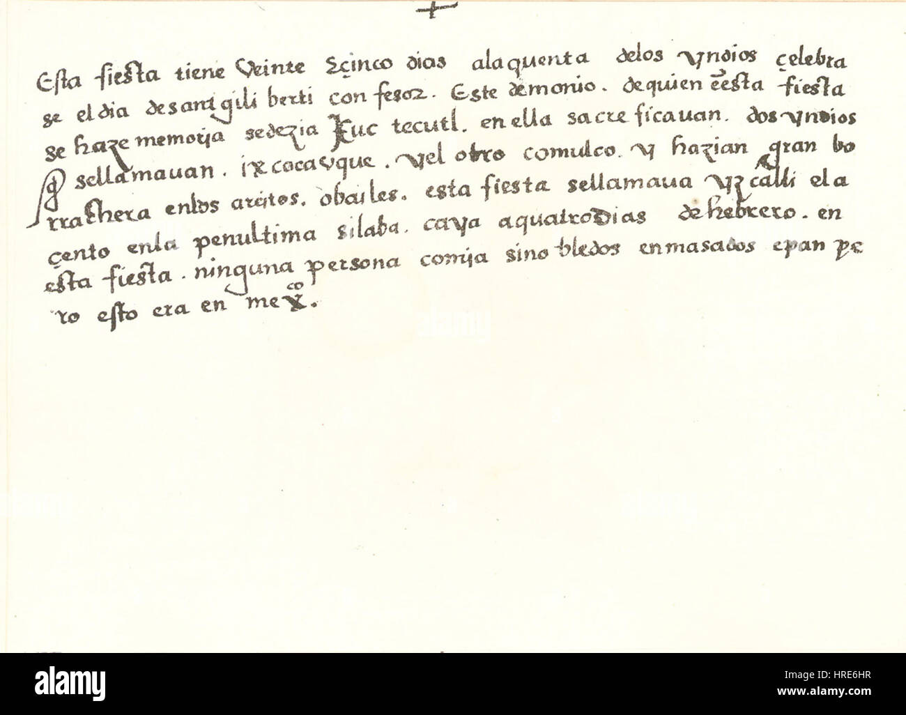 Codex Magliabechiano (folio 45v Stock Photo - Alamy