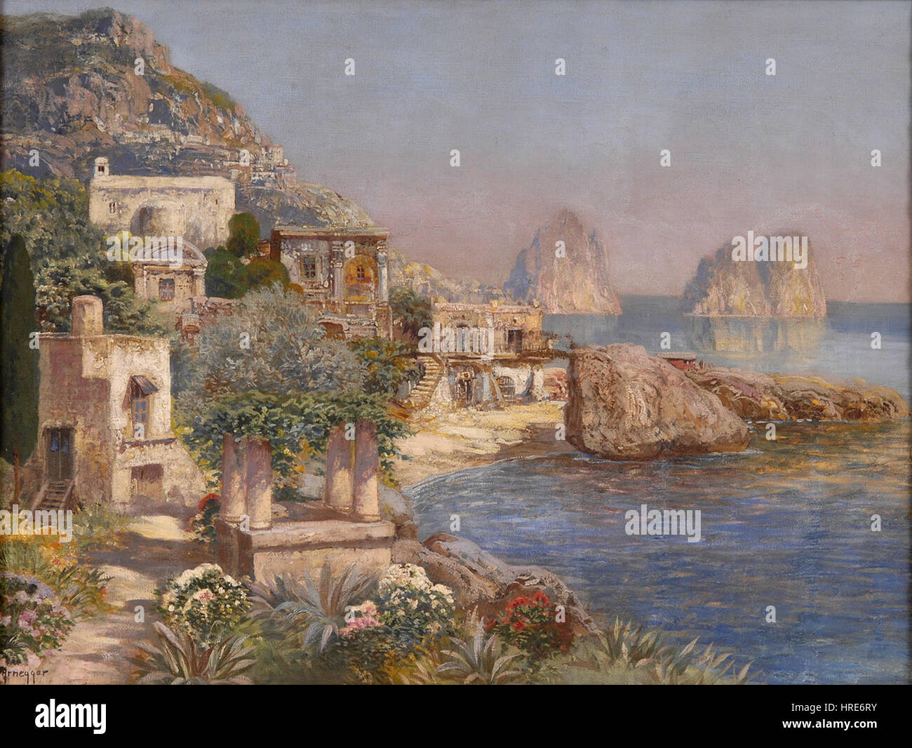 Alwin Arnegger Capri Stock Photo - Alamy