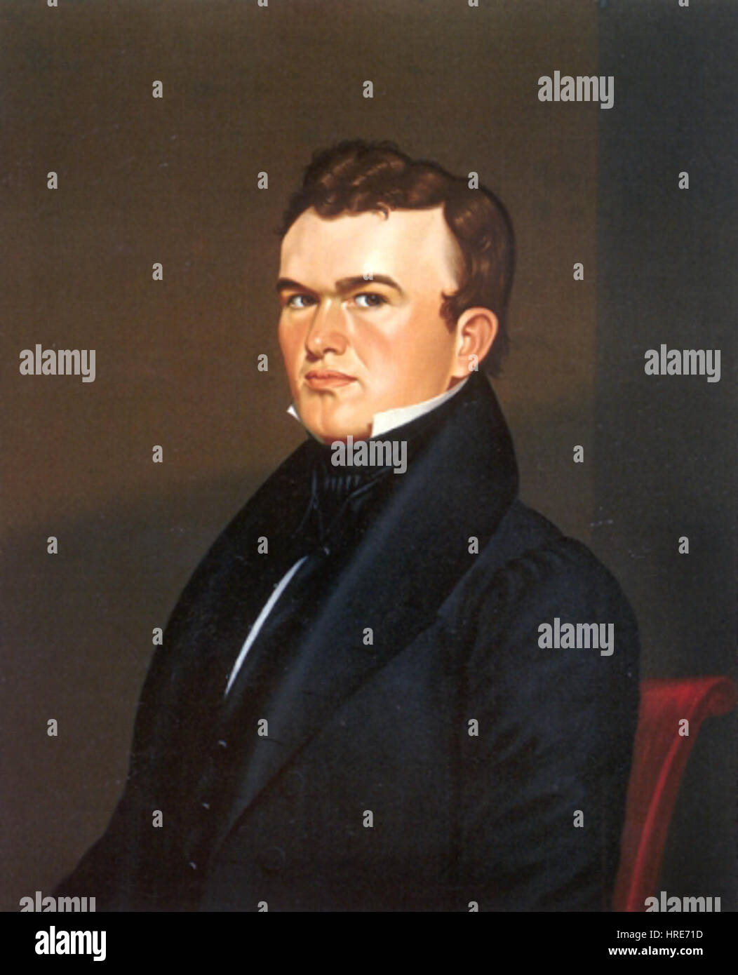 Bingham Self Portrait 1835 Stock Photo - Alamy
