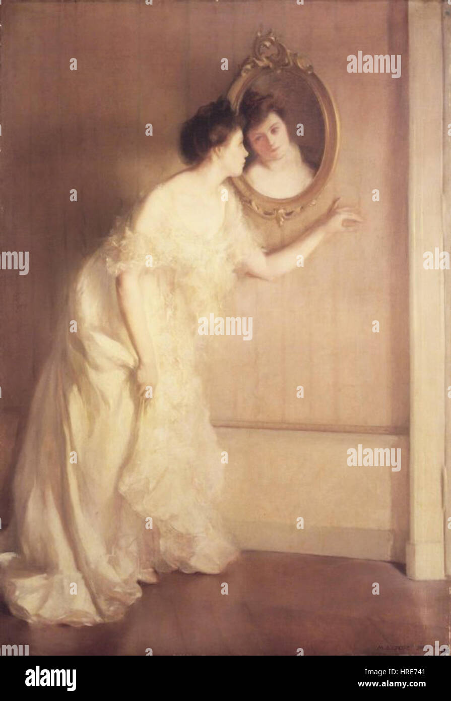 Brooklyn Museum - Un Regard Fugitif - Mary Shepard Greene Bluemenschein ...