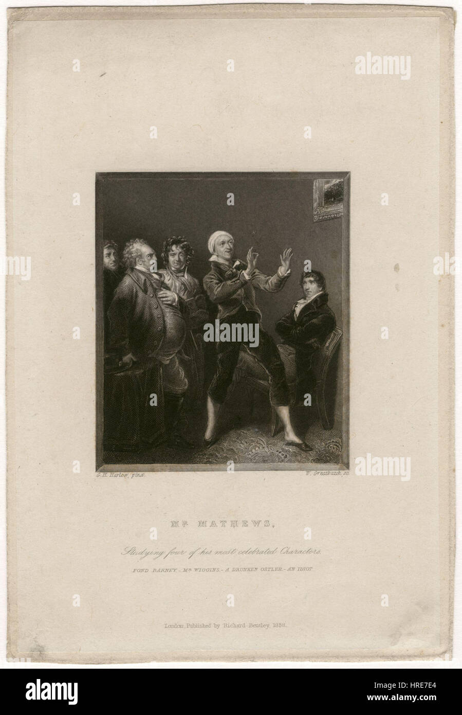 Charles Mathews by William Greatbach Stock Photo - Alamy