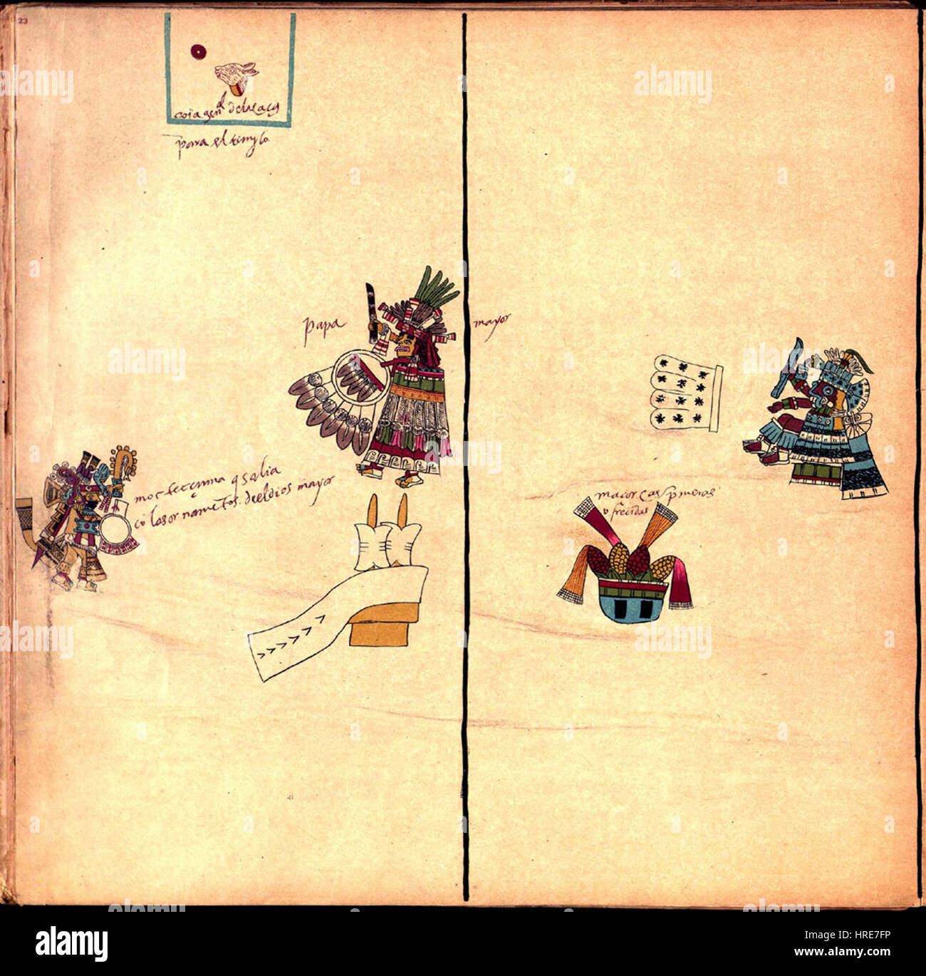 The Codex Borbonicus is an ancient Aztec manuscript that details the ...