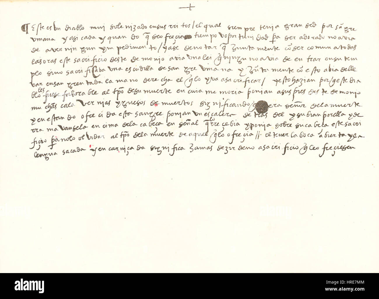 Codex Magliabechiano (folio 87v Stock Photo - Alamy