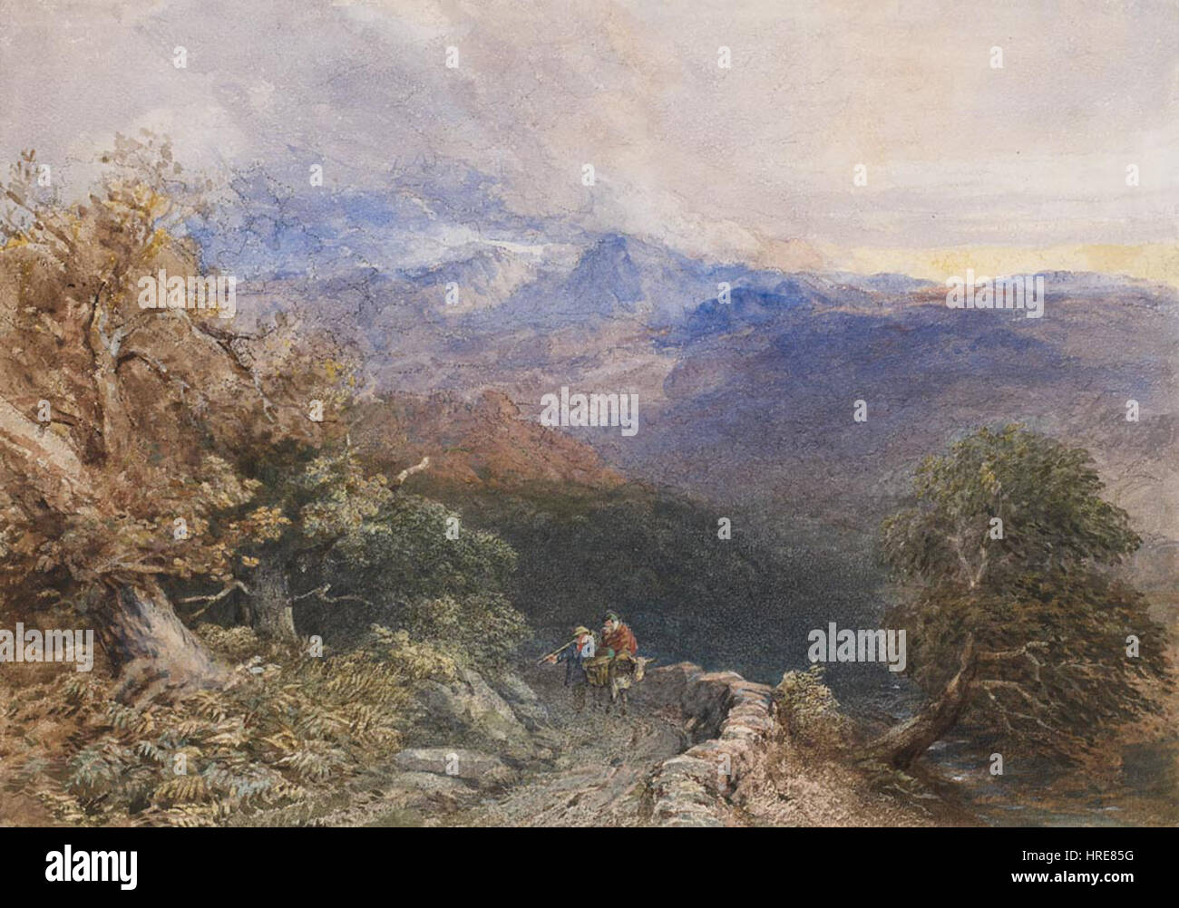 Scottish landscape painting 1800s hi-res stock photography and images ...