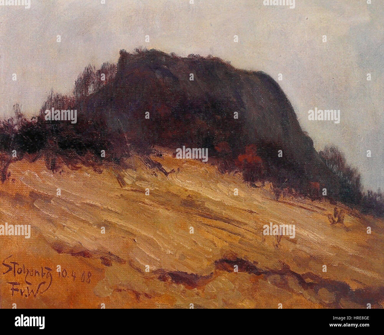 Fritz von Wille’s painting, completed in 1908, reflects the artist’s ...