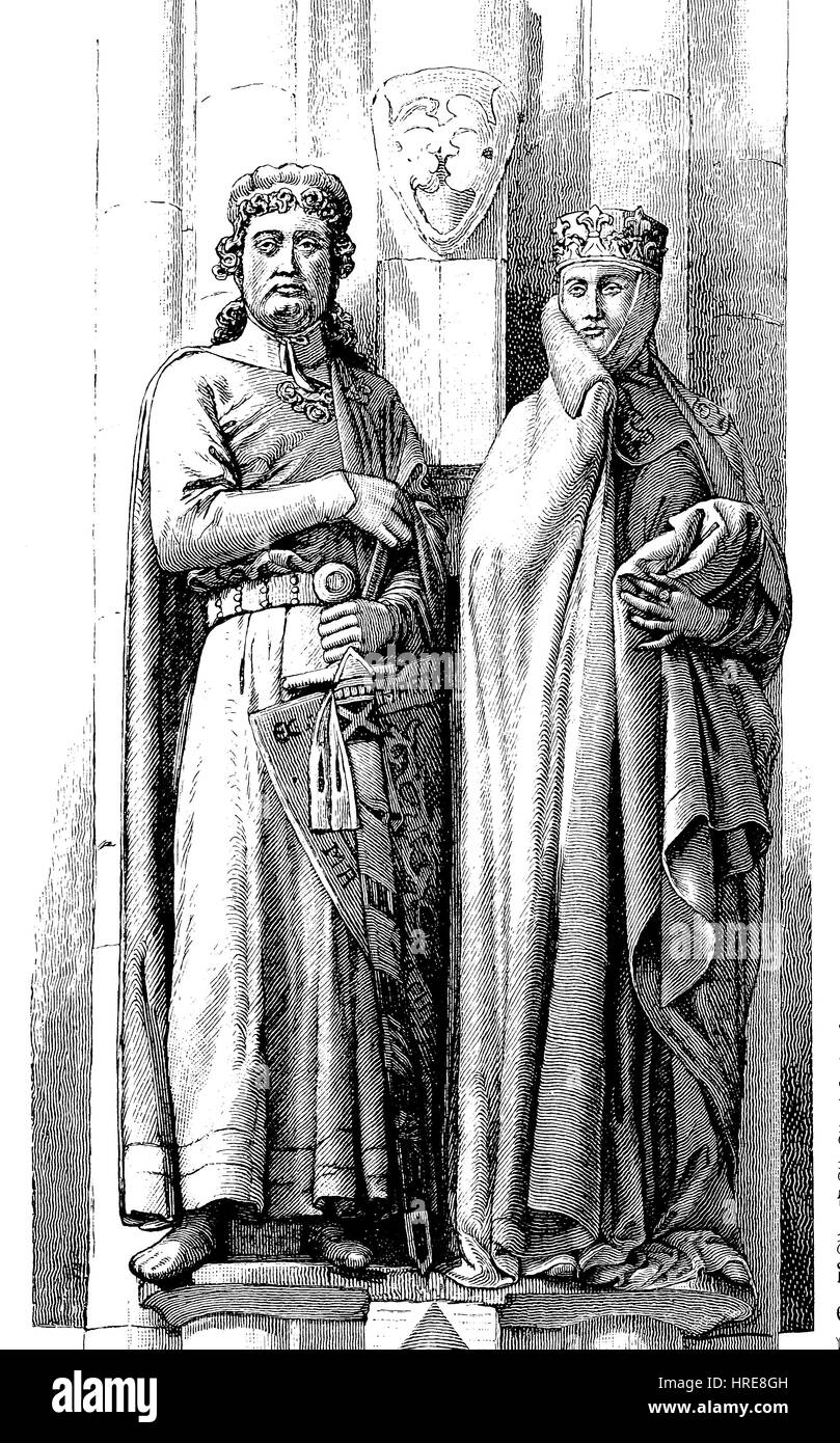 The costume of the princes in the second half of the 13th century ...